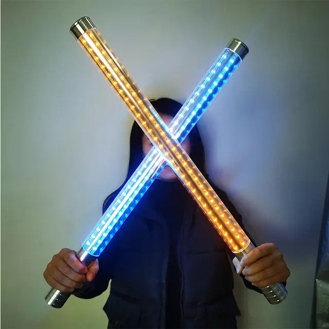 60cm LED Strobe Baton Lights Rechargeable LED Bottle Service Light ...